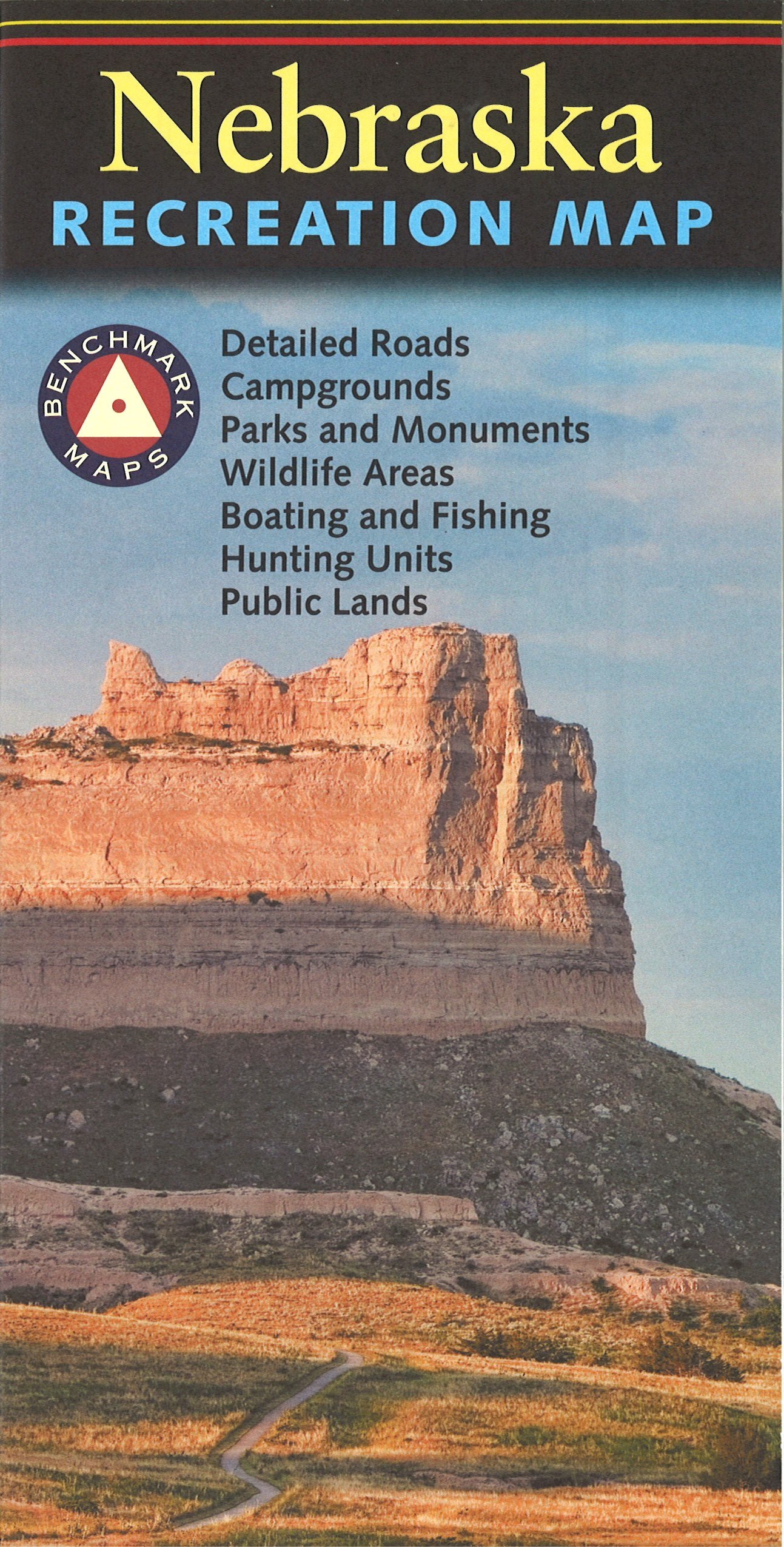 Nebraska Recreation Map - Benchmark Maps [9780783499130] - $7.95 : ITMB ...